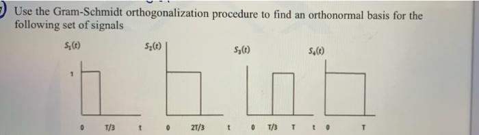 Solved Use the Gram-Schmidt orthogonalization procedure to | Chegg.com