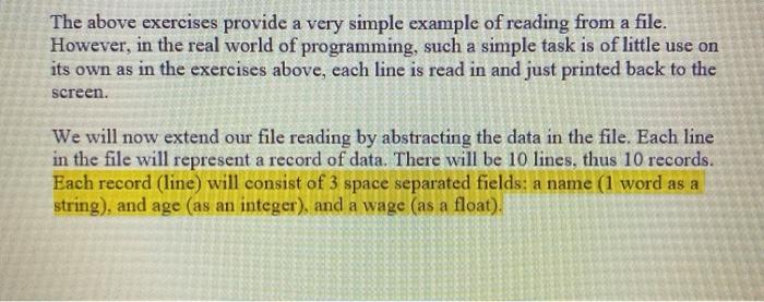 Solved C file handling function, rudimentary uses of files | Chegg.com