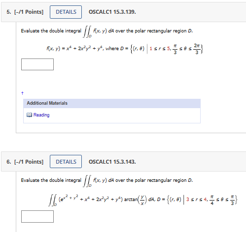 Solved Evaluate the double integral ∬Df(x,y)dA over the | Chegg.com
