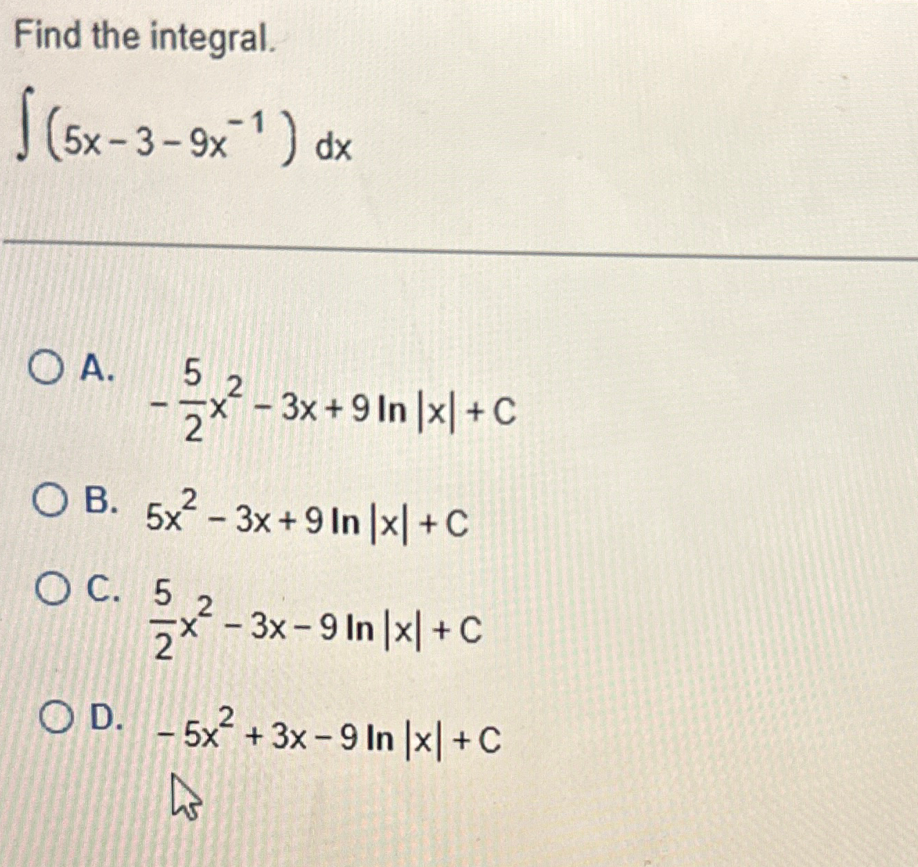 Solved Find the | Chegg.com
