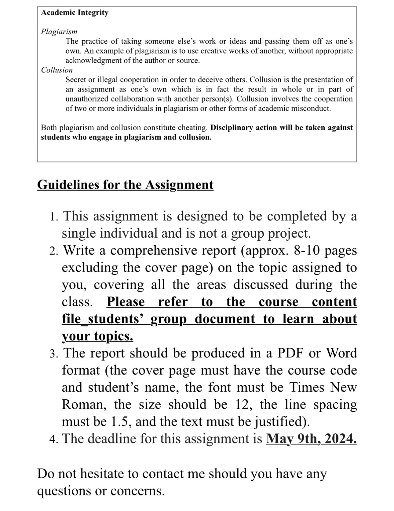 Solved \table[[Academic Integrity],[Plagiarism],[The | Chegg.com