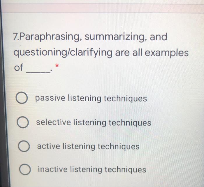 Solved 7.Paraphrasing, summarizing, and | Chegg.com