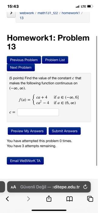 Solved Homework1: Problem (5 points) Find the value of the | Chegg.com