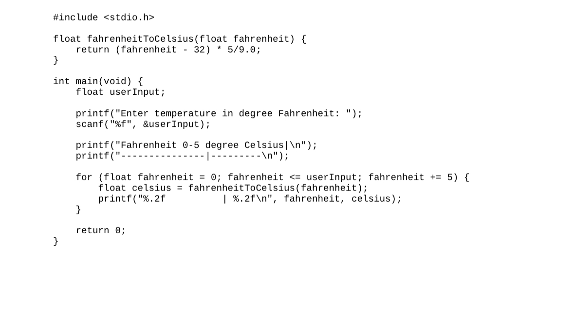 Solved Using your earlier program for conversion of | Chegg.com