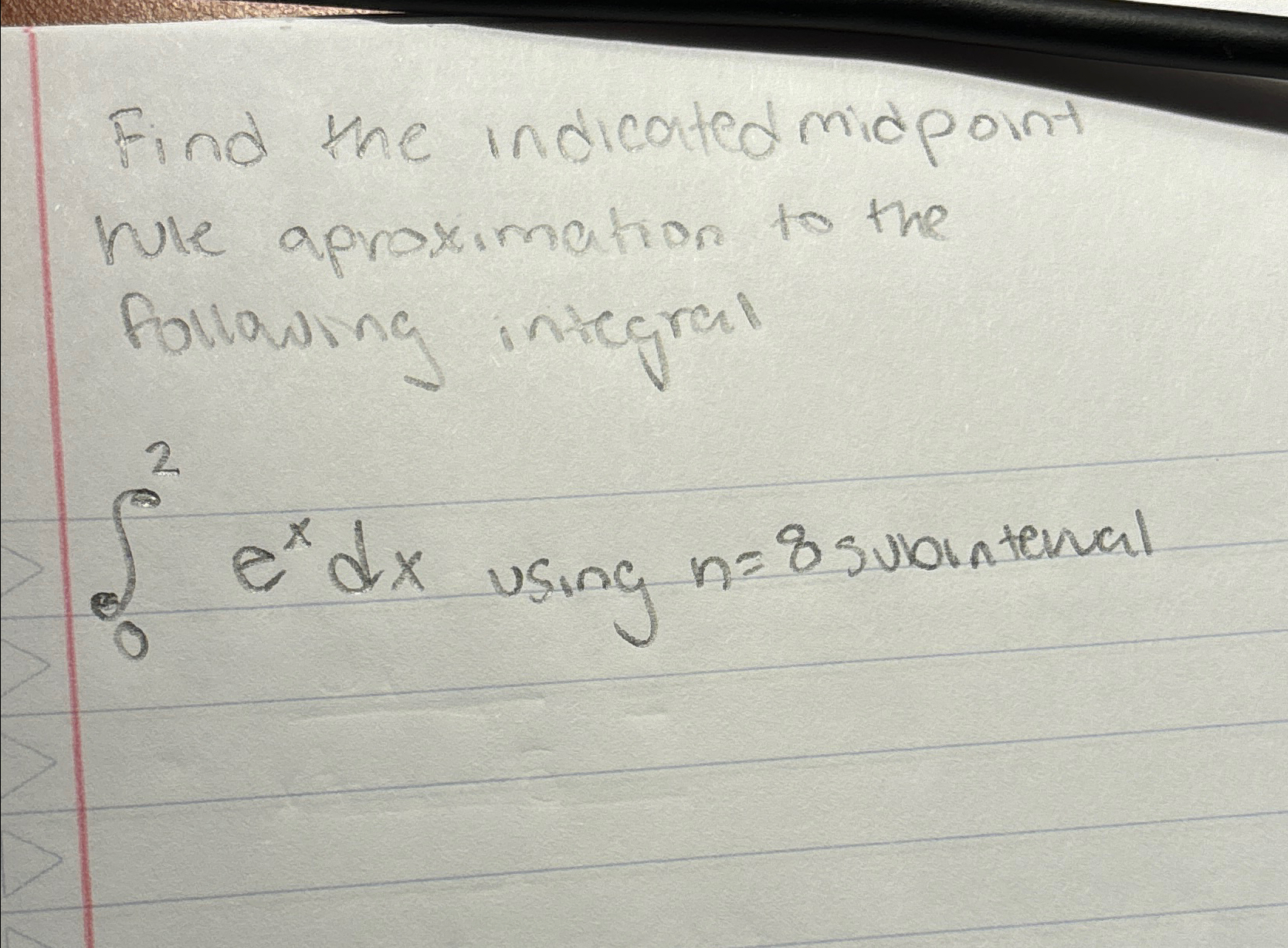 Solved Find the indicated midpoint rule aproximation to the | Chegg.com
