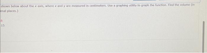 Solved A container can be modeled by revolving the graph of | Chegg.com