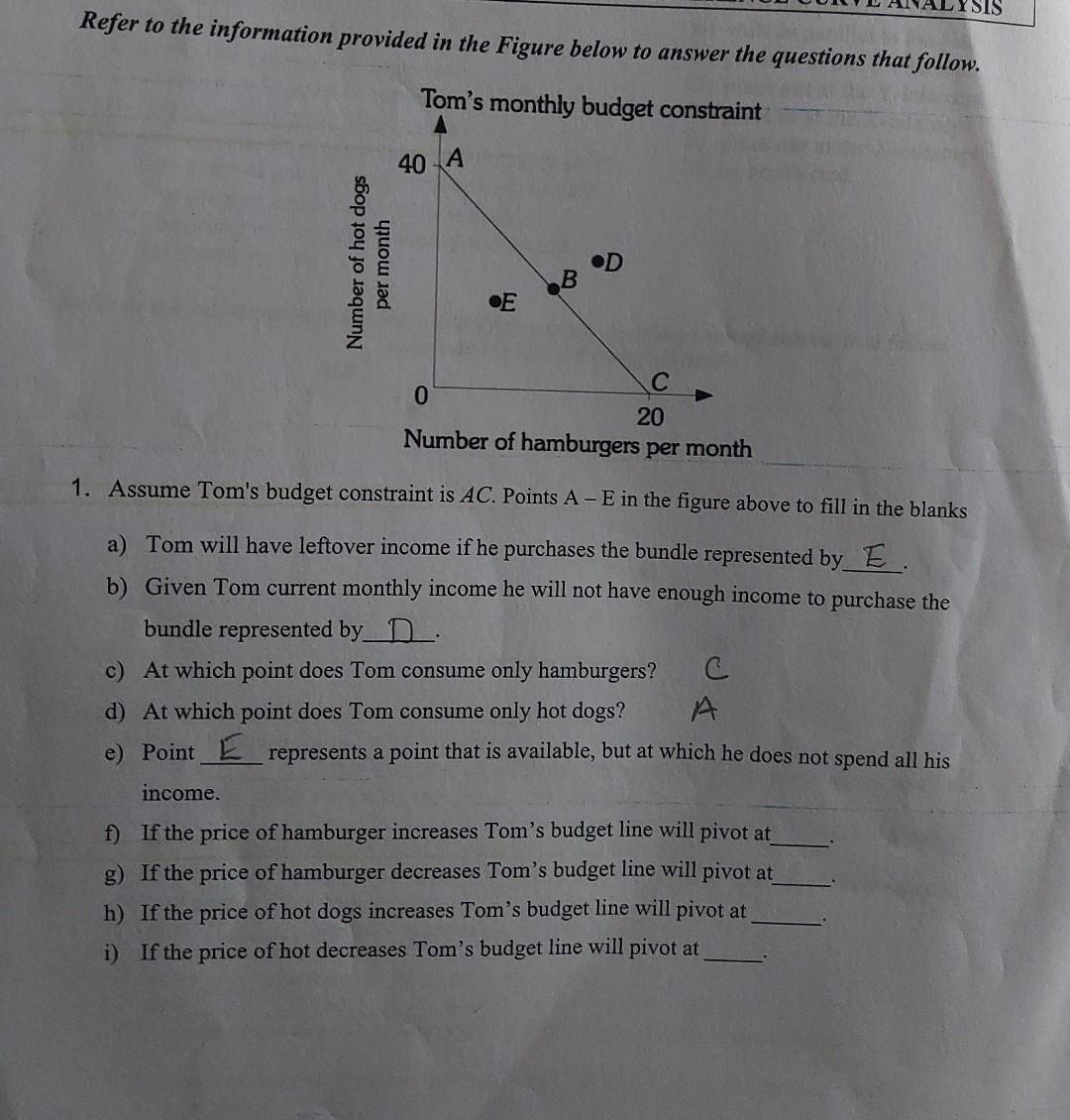 Solved 13. Draw the budget line in each case. For each case, | Chegg.com