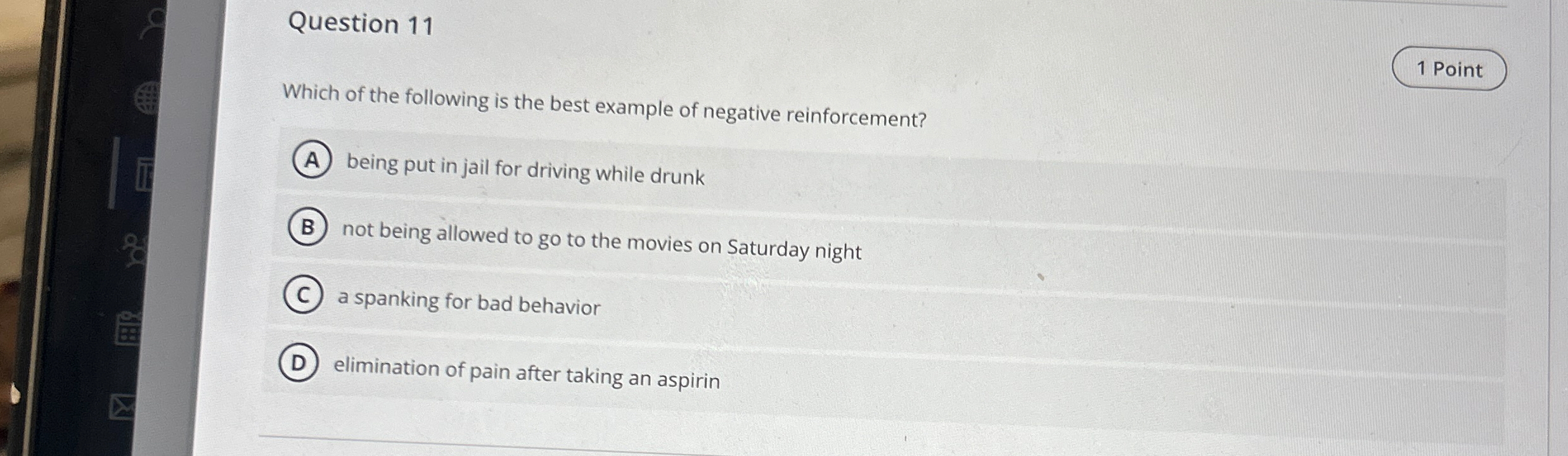 Solved Question 111 PointWhich of the following is the best | Chegg.com Solved Question 111 PointWhich of the following is the best | Chegg.com