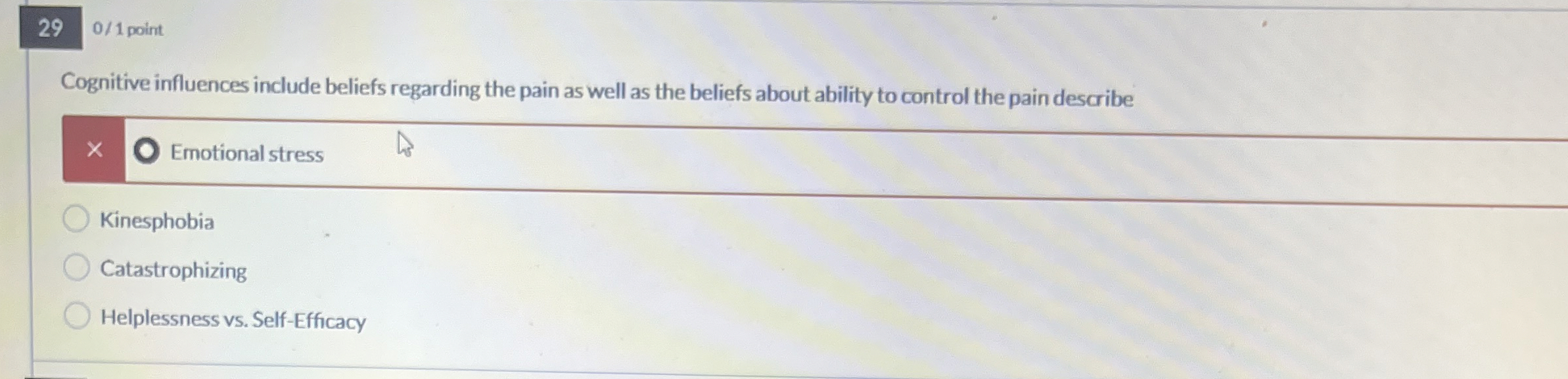 Solved 2901 ﻿pointCognitive influences include beliefs | Chegg.com