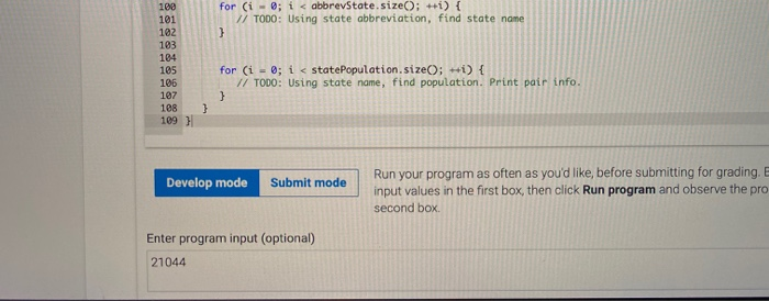 Solved 46 Lab Zip Code And Population Generic Types 
