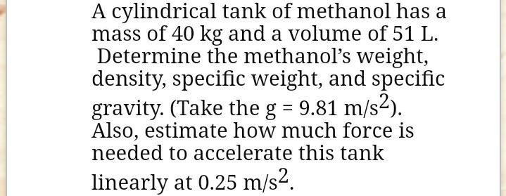 Solved For the given fluid heights and specific gravities, | Chegg.com