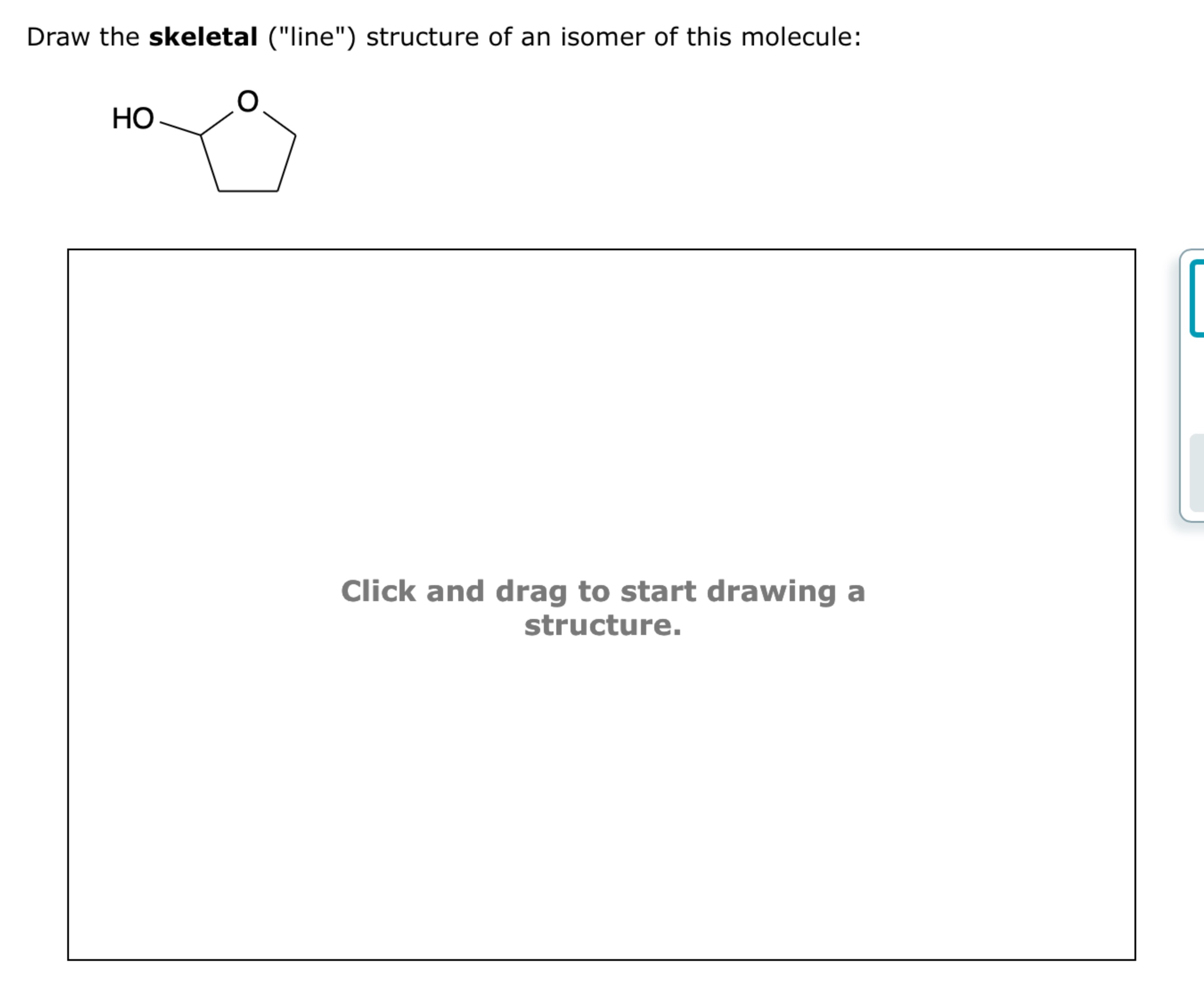 Draw The Skeletal Line ﻿structure Of An Isomer Of