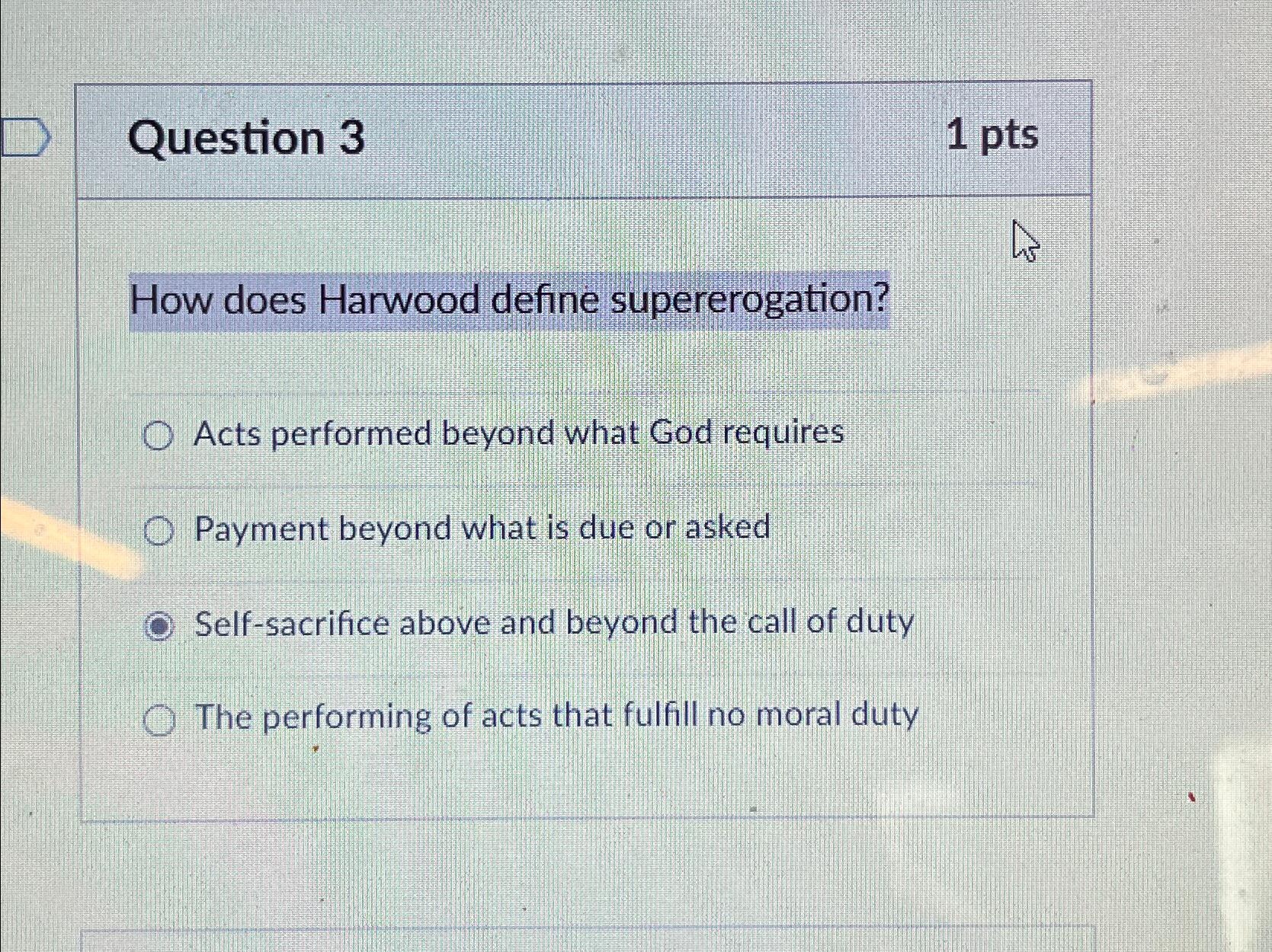 Solved Question 31 ﻿ptsHow does Harwood define | Chegg.com
