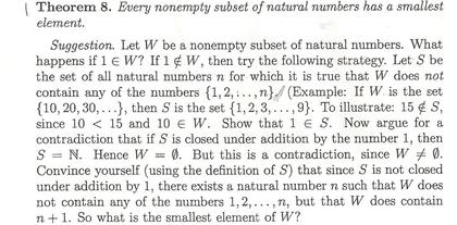 Solved Every nonempty subset of natural numbers has a | Chegg.com