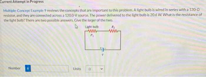 Solved Current Attempt in Progress Multiple-Concept Example | Chegg.com