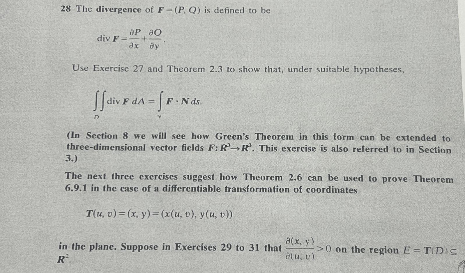 Solved Find the area of the given region 28. ﻿The divergence | Chegg.com