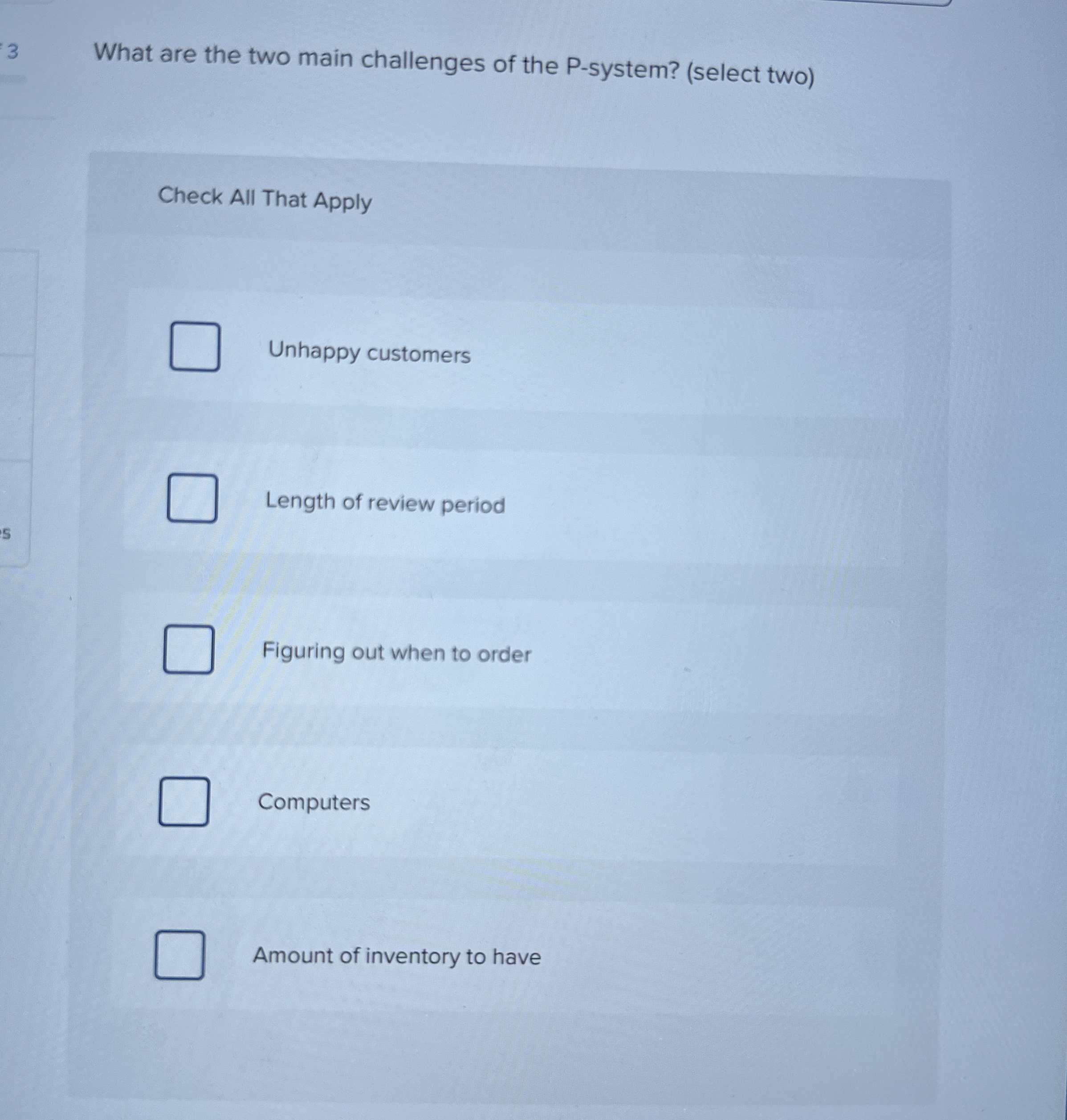 Solved 3 ﻿What are the two main challenges of the P-system? | Chegg.com
