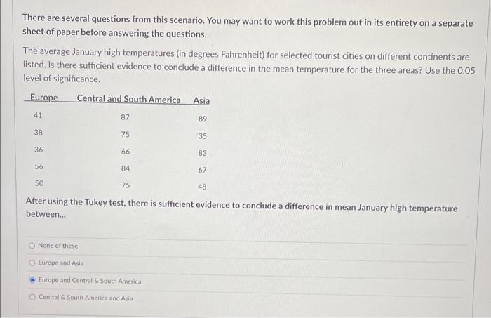 Solved There are several questions from this scenario. You | Chegg.com