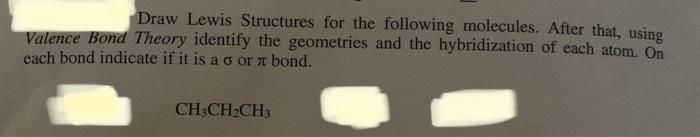 Solved Draw Lewis Structures for the following molecules. | Chegg.com