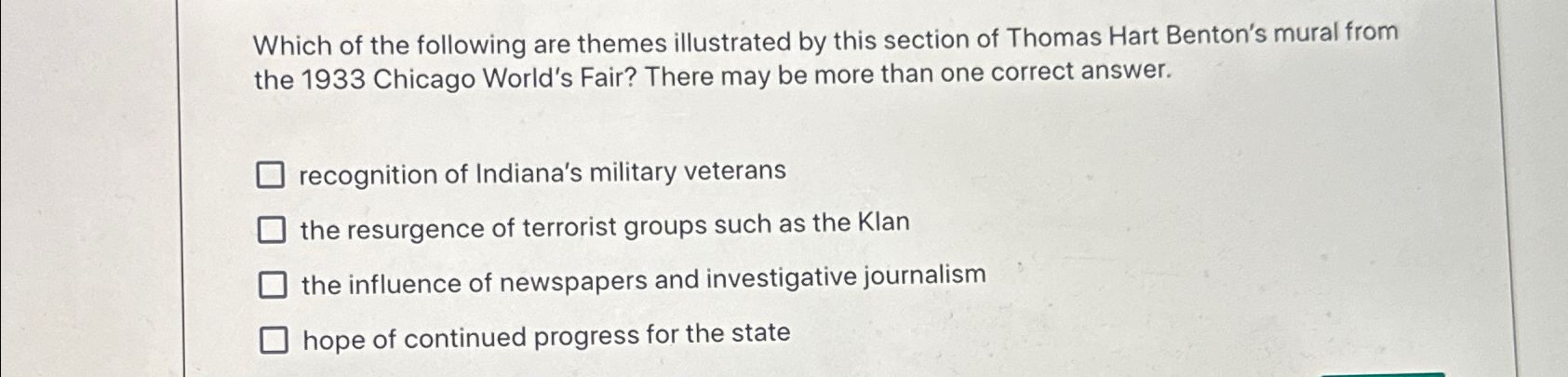 Solved Which of the following are themes illustrated by this | Chegg.com