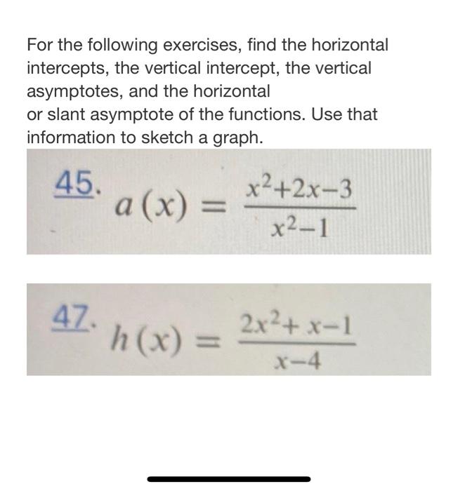 Solved For the following exercises, find the | Chegg.com