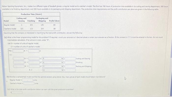 C a nutber of unita at catcher's molul.(c) What a the | Chegg.com