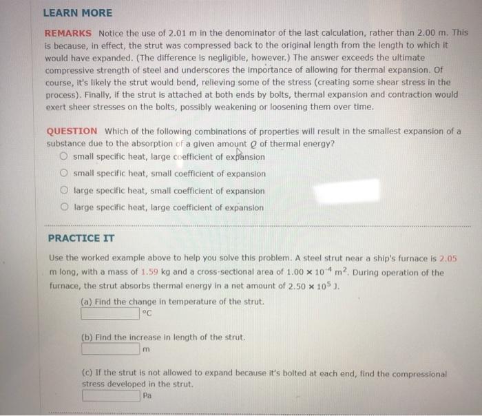 Solved GOAL Use the energy transfer equation in the context | Chegg.com