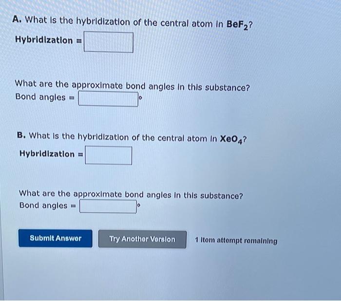 Solved Please note that "geometry" refers to the molecular | Chegg.com
