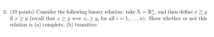 Solved 3. (10 points) Consider the following binary | Chegg.com
