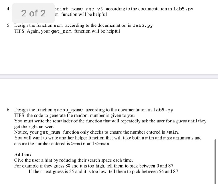 Solved Define the function print_name_age_vl that asks the | Chegg.com