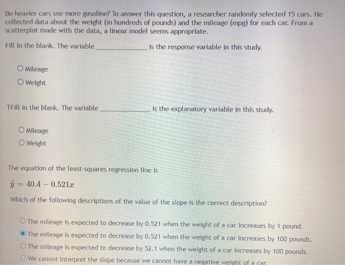 Solved Run a regression analysis on the following data set | Chegg.com