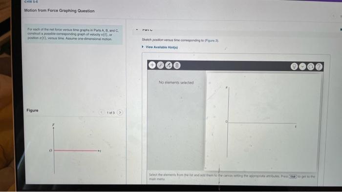 Solved Motion from Force Graphing Question For each of the | Chegg.com