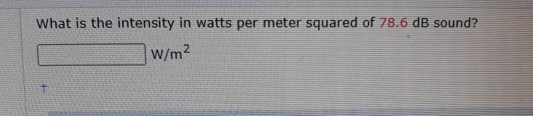 Solved What is the intensity in watts per meter squared of | Chegg.com