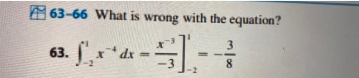 Solved 63−66 What is wrong with the equation? 63. | Chegg.com