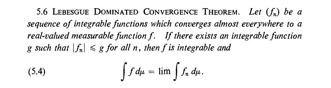 Solved 7.O. Show that the Lebesgue Dominated Convergence | Chegg.com Solved 7.O. Show that the Lebesgue Dominated Convergence | Chegg.com