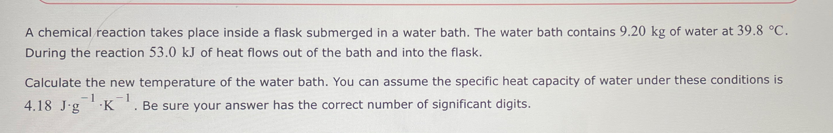 Solved A chemical reaction takes place inside a flask | Chegg.com