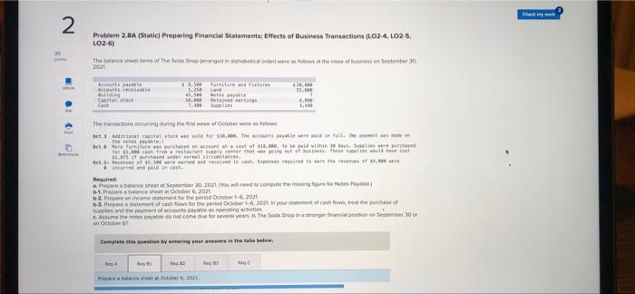 Gm 2 Boblem 2.0A (Statlie) Preparing Financial | Chegg.com