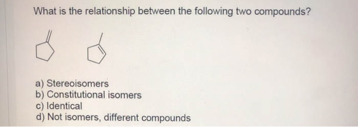Solved What is the relationship between the following two | Chegg.com