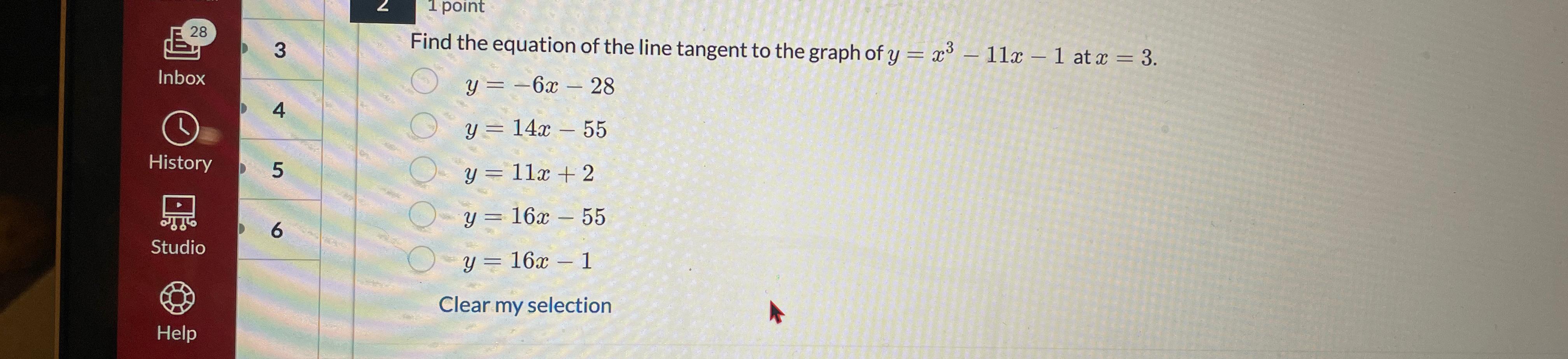 Solved Find the equation of the line tangent to the graph of | Chegg.com