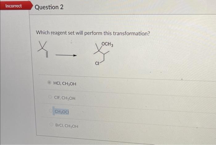 Solved What is the major product in this reaction? | Chegg.com