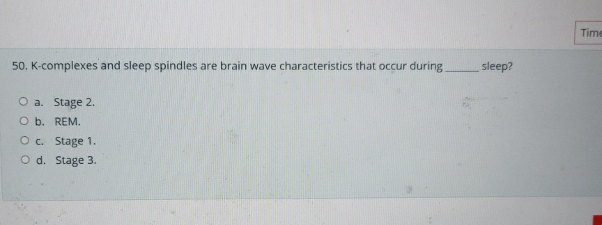 Solved K-complexes and sleep spindles are brain wave | Chegg.com