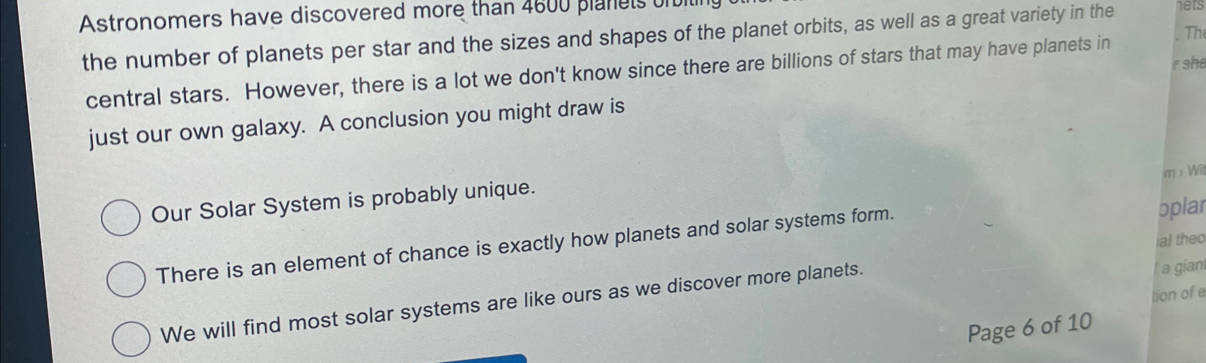 Solved Astronomers have discovered more than 4600 ﻿prants | Chegg.com