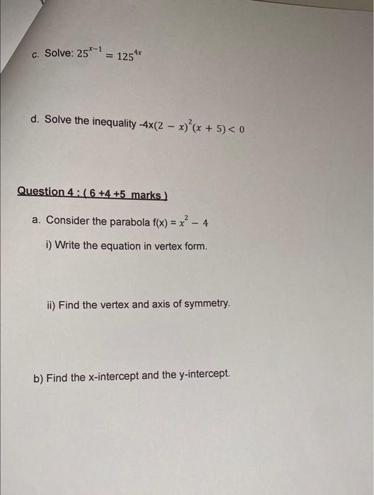 Solved a. Given f(x)=5x4+47x3+80x2−51x−9 Determine if (x+3) | Chegg.com