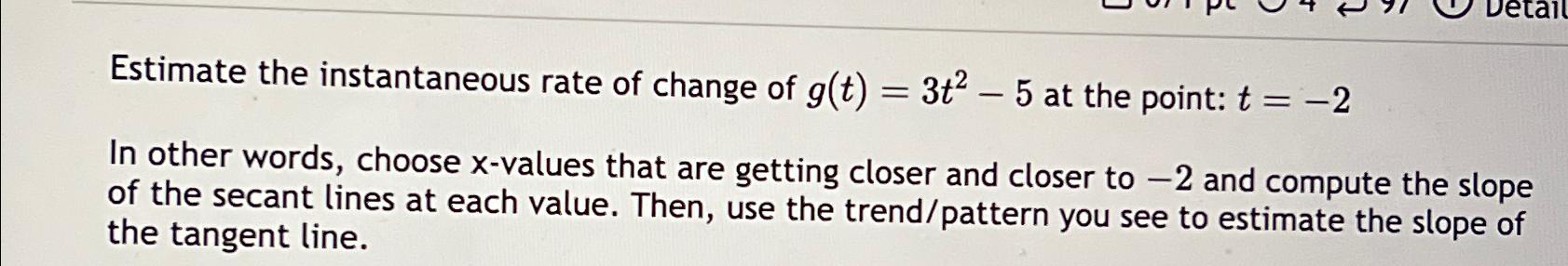 Solved Can you explain how to do the following problem by | Chegg.com