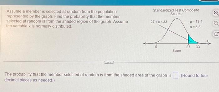 Solved Assume a member is selected at random from the | Chegg.com