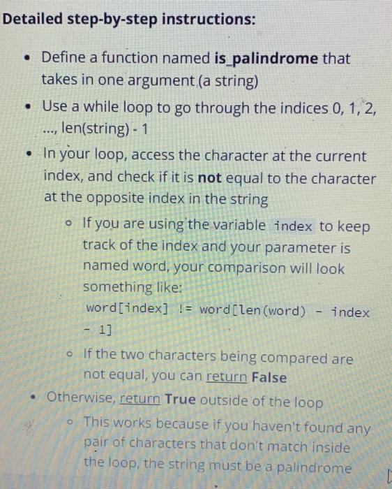 Solved Write a function that returns whether or not a given | Chegg.com