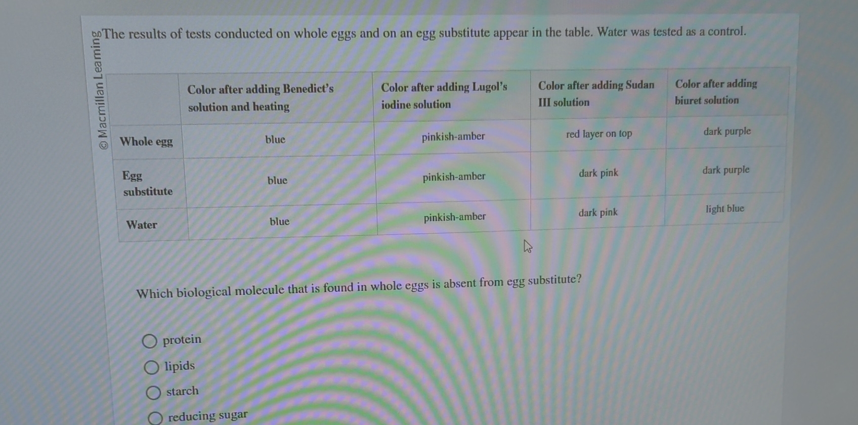 Solved \table[[怎,\table[[Color after adding | Chegg.com