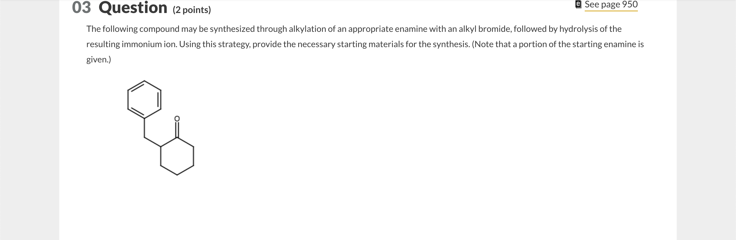 Solved 03 ﻿Question (2 ﻿points)The following compound may be | Chegg.com