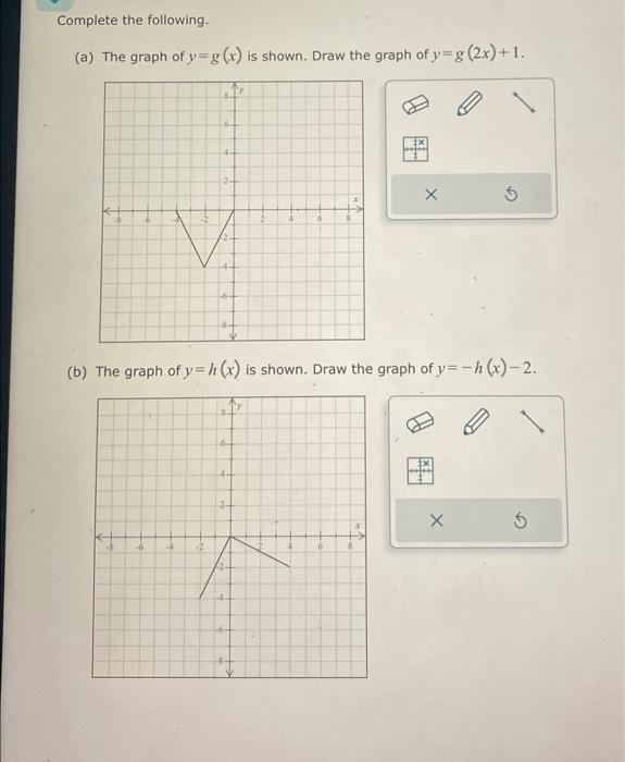 Solved (a) The graph of y=f(x) is shown. Draw the graph of | Chegg.com