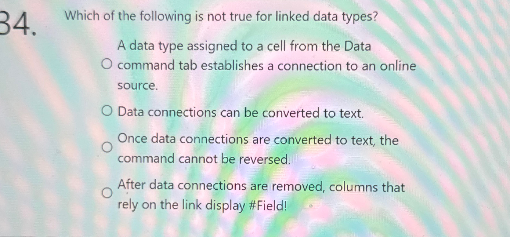 Solved Which of the following is not true for linked data | Chegg.com